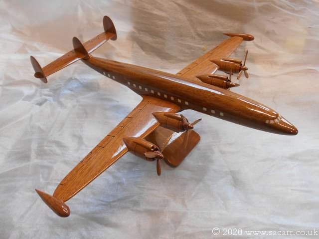 Wooden Lockheed Constellation Rework and Respray - Work in Progress ...
