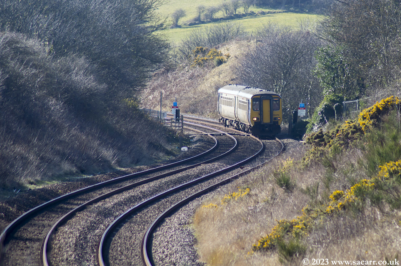 A Day by the Seaham Coastal Line, North East England - March 27th 2023 ...