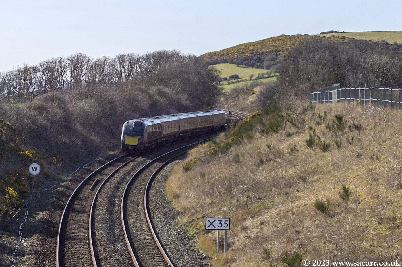 A Day by the Seaham Coastal Line, North East England - March 27th 2023 ...