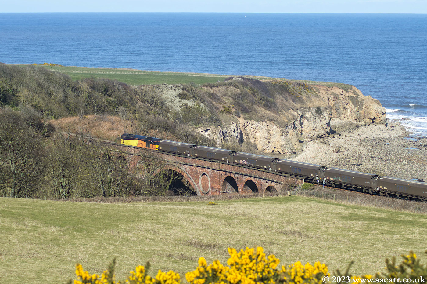 A Day by the Seaham Coastal Line, North East England - March 27th 2023 ...