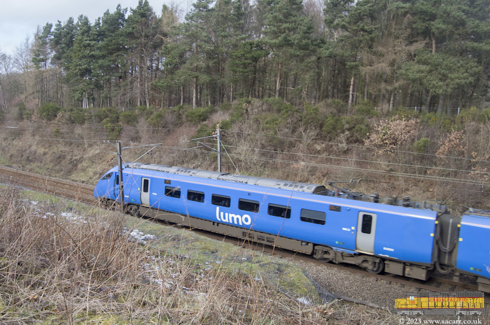 A Day by the East Coast Main Line, North East England - March 12th 2023 ...